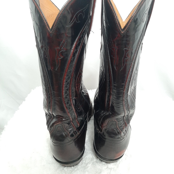 Lucchese | Shoes | Lucchese Classics Gavin Boot In Black Cherry | Poshmark